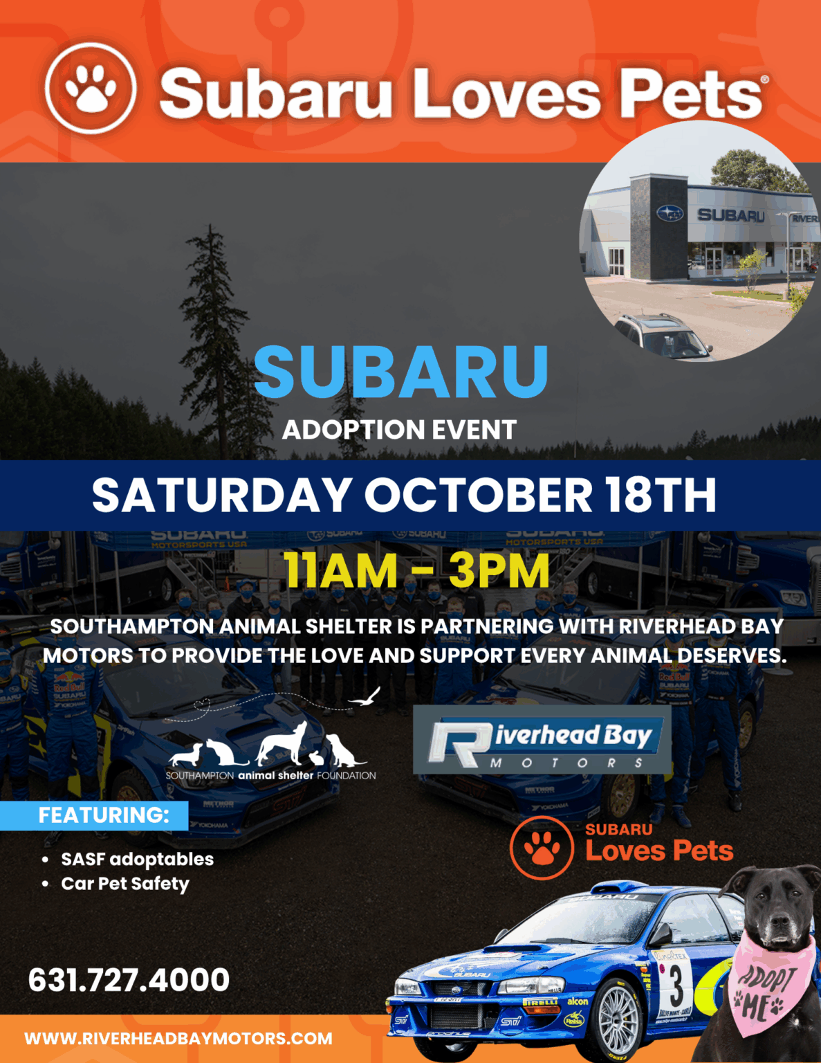 Subaru Loves Pets - Southampton Animal Foundation