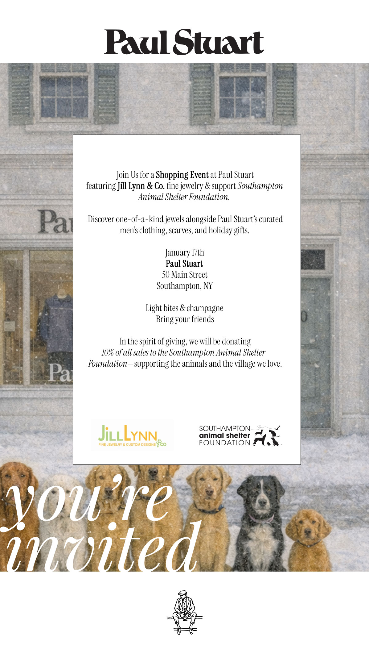 Shopping Event at Paul Stuart - Southampton Animal Foundation